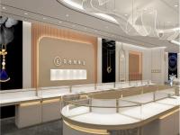 China High End Durable Eco-Friendly Jewelry Display Furniture with LED Lighting and Customized Glass Counters for Retail Jewelry Shops for sale