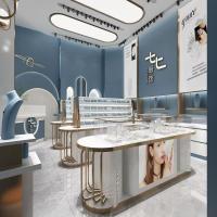 China Custom BaiXing Factory Direct Jewelry Shop Window Display Showcase with LED Lighting Aluminum Glass Eco-Friendly & Durable for sale