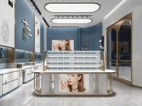 China Custom BaiXing Factory Direct Jewelry Shop Window Display Showcase with LED Lighting Aluminum Glass Eco-Friendly & Durable for sale