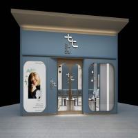 China Custom BaiXing Factory Direct Jewelry Shop Window Display Showcase with LED Lighting Aluminum Glass Eco-Friendly & Durable for sale