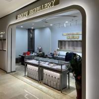 China Luxury Eco-Friendly Durable Jewelry Display Showcase LED Lighting Heavy Duty Custom Jewelry Store Furniture Professional Retail for sale