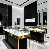 China Luxury Jewelry Display Cabinet LED Lighting Eco-Friendly Heavy Duty Customized Direct Factory Price Professional Store Furniture for sale