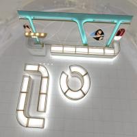China SS304 Jewelry Display Case Glass Solid Wood Veneer A Jewelry Showrooms for sale