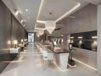 China Jewelry Display Cabinet Glass Showcase with LED Lighting Eco-Friendly Heavy Duty Retail Store Furniture for sale