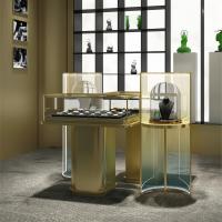 China Custom Luxury Jewelry Store Display Furniture Glass Counter with LED Lighting Eco-Friendly & Heavy Duty for Retail Shops for sale