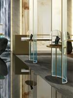 China Custom Luxury Jewelry Store Display Furniture Glass Counter with LED Lighting Eco-Friendly & Heavy Duty for Retail Shops for sale