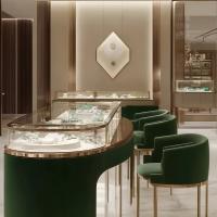 China Jewelry Display Showcase Glass Cabinet with LED Lighting Eco-Friendly & Heavy Duty Construction for Commercial Jewelry Stores for sale