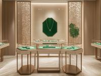 China Jewelry Display Showcase Glass Cabinet with LED Lighting Eco-Friendly & Heavy Duty Construction for Commercial Jewelry Stores for sale