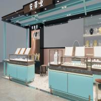 China LED Lighting Jewelry Kiosk Commercial Retail Stores Direct Floor Jewelry Display for sale