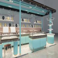 China LED Lighting Jewelry Kiosk Commercial Retail Stores Direct Floor Jewelry Display for sale