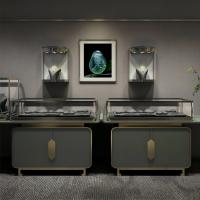 China Customized Style Jewelry Showroom Decoration Retail Jewelry Display Counter And Showcase for sale