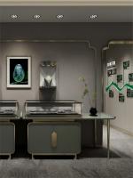 China Customized Style Jewelry Showroom Decoration Retail Jewelry Display Counter And Showcase for sale
