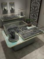 China Customized Style Jewelry Showroom Decoration Retail Jewelry Display Counter And Showcase for sale
