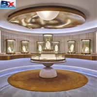 China Luxury Custom Jewelry Glass LED Lighting Display Showcase Cabinet for Jewelry Shop Retail Store Interior Decoration for sale