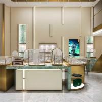China High Quality LED Lighting Eco-Friendly Jewelry Store Interior Design with Custom Display Showcase Retail Jewelry Shop Furniture for sale
