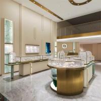 China High Quality LED Lighting Eco-Friendly Jewelry Store Interior Design with Custom Display Showcase Retail Jewelry Shop Furniture for sale