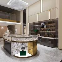 China High Quality LED Lighting Eco-Friendly Jewelry Store Interior Design with Custom Display Showcase Retail Jewelry Shop Furniture for sale