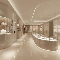 China Professional Jewelry Display Cabinet and Retail Store Fixtures for Jewelry Shop Decoration and Interior Layout for sale