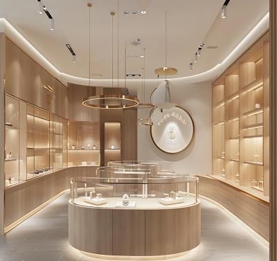 China High Quality Retail Jewelry Store Fixtures and Custom Display Showcase for Jewelry Shop Interior Design for sale