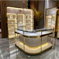 China Luxury Wooden Jewelry Display Showcase for Jewelry Store Furniture and Retail Decoration for sale