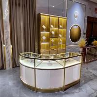 China Luxury Wooden Jewelry Display Showcase for Jewelry Store Furniture and Retail Decoration for sale