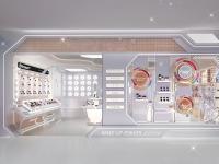 China High Quality Makeup Store Interior Design LED Cosmetic Display Furniture Custom Store Fixtures (Heavy Duty Eco-Friendly) for sale