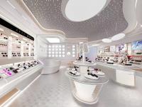 China High Quality Makeup Store Interior Design LED Cosmetic Display Furniture Custom Store Fixtures (Heavy Duty Eco-Friendly) for sale