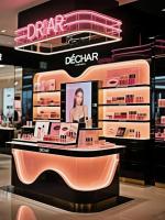 China Modern Retail Cosmetic Store Furniture and Makeup Display Showcase for Professional Shop Decoration Projects for sale