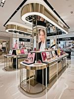China Modern Retail Cosmetic Store Furniture and Makeup Display Showcase for Professional Shop Decoration Projects for sale