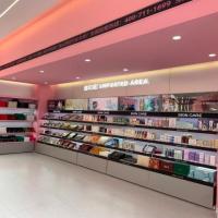 China High Quality LED Cosmetic Display Showcase Makeup Store Fixtures Eco-Friendly Durable Design for Professional Retail Shops for sale