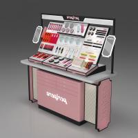 China Custom Beauty Product Display Rack Cosmetic Shop Countertop Lipstick Eyeshadow Display Stand Retail Store Fixtures for sale