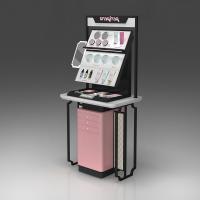 China Custom Beauty Product Display Rack Cosmetic Shop Countertop Lipstick Eyeshadow Display Stand Retail Store Fixtures for sale
