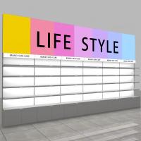 China Custom   High Quality Cosmetic Shelf Glass Layer for Supermarket Store Display Rack Mall Design - Buy Cosmetic Display Shelf for sale
