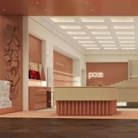 China Modern Wooden Beauty Display Cabinet with LED Illumination - Tailored for Contemporary Cosmetic Shop Design for sale