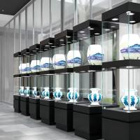 China BX Customized High Quality Museum Display Case with LED Lighting for sale