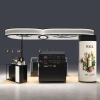 China High End Makeup Display Cabinet  Customized Beauty  Cosmetic Display Unit for sale