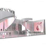 China Shop Fittings  Makeup Display Showcase Customized Wall Shelves cosmetic showcase for sale