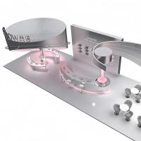 China Shop Fittings  Makeup Display Showcase Customized Wall Shelves cosmetic showcase for sale