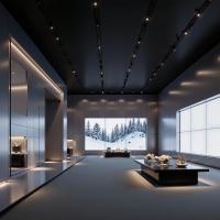 China Freestanding Jewellery Show Case Solid Back Eco Museum Display Cases for sale