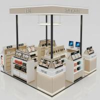 China 3D Design Beauty Retail Display Rack Glass Modular Fit Out Cosmetic Shop Display for sale