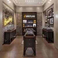 China Luxury Wall Glass Watch Showcase Boxvfor Shop And Retail Store Interior Design for sale