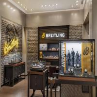 China Luxury Wall Glass Watch Showcase Boxvfor Shop And Retail Store Interior Design for sale