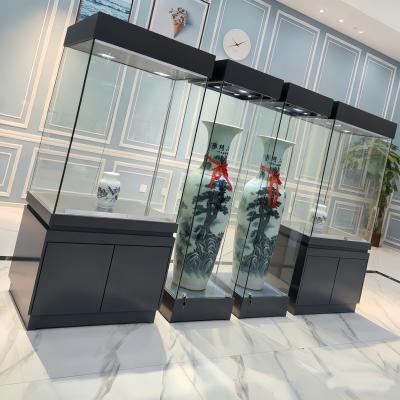 China Custom Modern Luxury Museum Display Case with Tempered Glass for sale