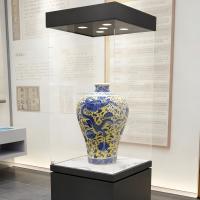 China Custom Modern Luxury Museum Display Case with Tempered Glass for sale