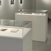 China BX 2026  New Design Museum-grade Customized Anti-reflective Glass Display Case for Relic Exhibition for sale