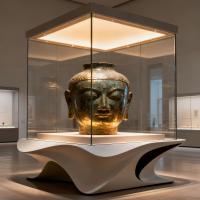 China Modular Freestanding Museum Glass Box Display Exhibitions Quality Cases for sale