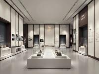 China MDF Solid Wood Museum Glass Cabinets Collectors Museum Display Cases for sale
