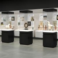 China Professional Museum Display Cabinet with Adjustable Lighting for sale