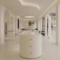 China Skin Care Cosmetic Retail Displays Showcase Customizable Size Makeup Display Case for sale