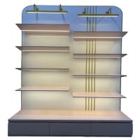 China Single-sided and Double-sided Metal Display Racks for Supermarkets Cosmetics Display Racks Premium Display Stands for sale